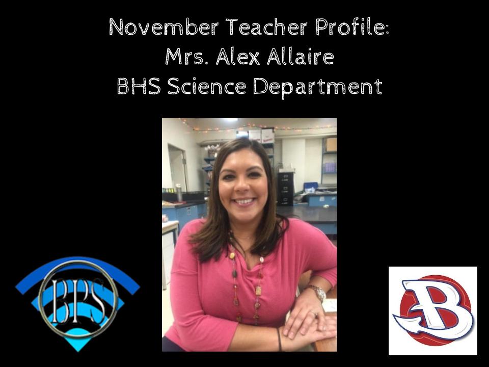November Teacher Profile- Alex Allaire | Burlington High School Help Desk